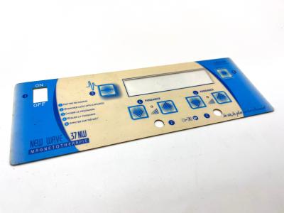 China Finitura brilhante Poliéster Membrana de janela transparente Interruptores teclado Para máquina CNC à venda