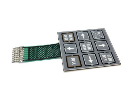 중국 OEM 디자인의 햅틱 멤브레인 스위치 키패드를 위한 매트릭스 디자인 및 금속 돔 스위치 판매용