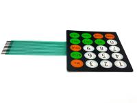 China Customizable Surface Mount metal dome membrane switch for sale