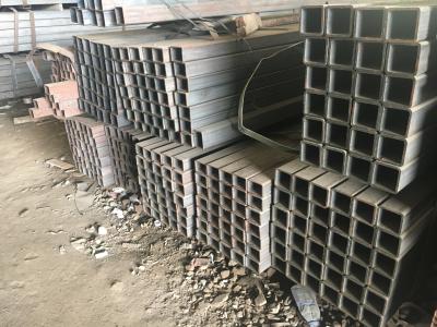 China SGS Square Section Square Steel Pipe , S275JR Black Metal Square Tube for sale