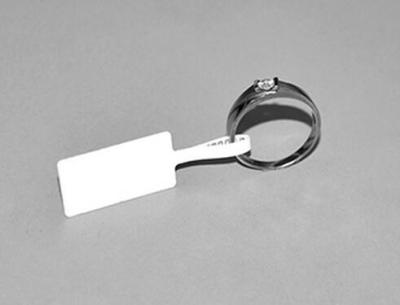 China PET Material Custom Jewelry Tags , RFID Adhesive Tag For Glasses Control Tracking for sale