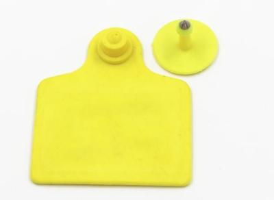 China TPU Material RFID Smart Tag , 134.2KHZ UHF Cattle Animal Ear Tag for sale