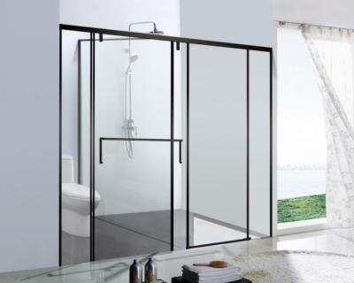 China Stainless Steel Shower Sliding Door Frame Customized Multiple Color for sale