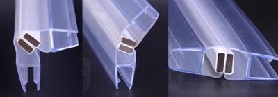 China Transparent PVC Shower Door Plastic Seal Waterproof Shower Door Plastic Strips for sale