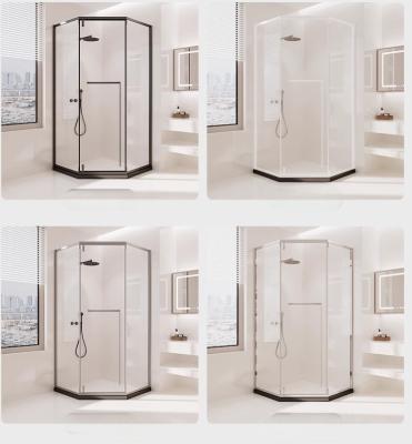 Cina Profili di parete in vetro a forma di diamante resistenti all'erosione per le partizioni del bagno in vendita