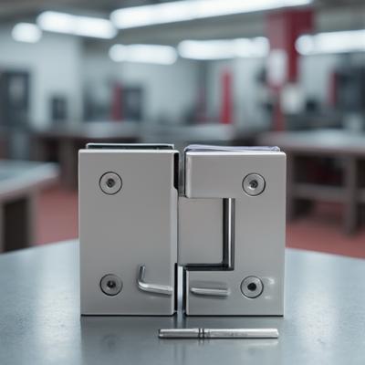 中国 100KG ガラスシャワーヒンジ フレームレスドアに簡単にインストール 掘削は必要ありません 販売のため