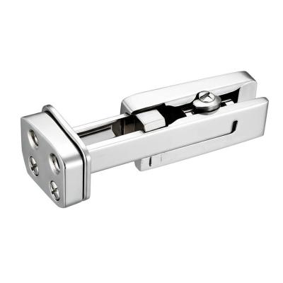 China Frameless Glass Shower Hinge with Stainless Steel Material 8-12mm Glass Thickness for sale