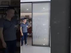 Küchenglas Aluminiumlegierung Schiebetür anpassbare Oberfläche fertiggestellt