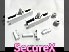 Ruim 304 roestvrij staal douche kamer glazen deur scheidingswand, badkamer glazen deur accessoires