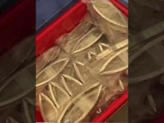 Maanschijf Vierkante boog Douche kamer Glas deurgreep Toilet Badkamer deurgreep