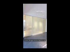 Personalizza porta scorrevole in vetro in alluminio con stile moderno