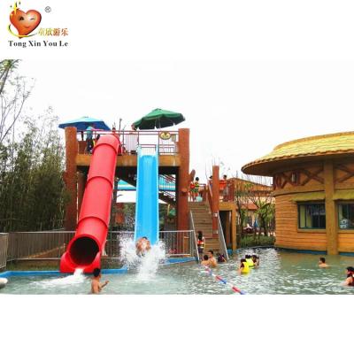 Cina Fiberglass Water Amusement Equipment Water Slide Combo Slide in vendita
