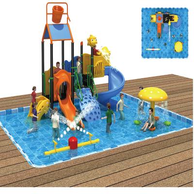 Cina TX-93601 Fiberglass Water Slides Water Park Playground Water House For Sale in vendita