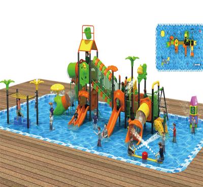 Cina TX-93402 Fiberglass outdoor or indoor swimming pool with fiberglass slide, children's recreation water house in vendita