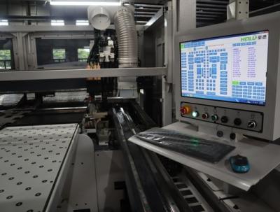 China Furniture Cnc Wood Drilling Machine 6 Sides With Double Sided Grooving Routing for sale