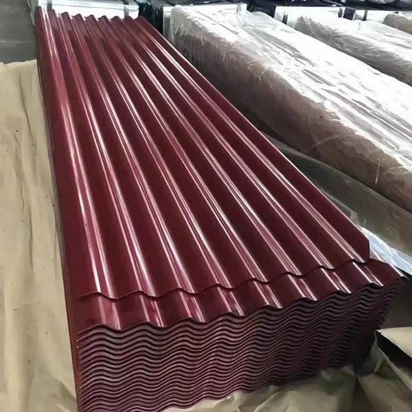 Prepainted Zinc Coated Galvanized Metal Corrugated Metal Roofing Sheet