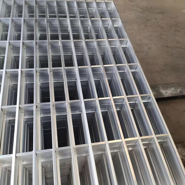 Non-Slip Aluminum Checkered Diamond Stair Tread Grating