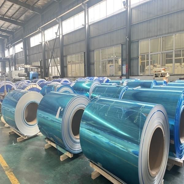 Quality PE PVDF Paints Color Coated Aluminum Coil 1050 1100 3003 1060 for Roofing Sheet Feve Coatings for sale