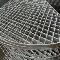 China Hot Dipped Galvanized Steel Grating Flooring 40x5mm Bearing Bar Welded Custom for sale