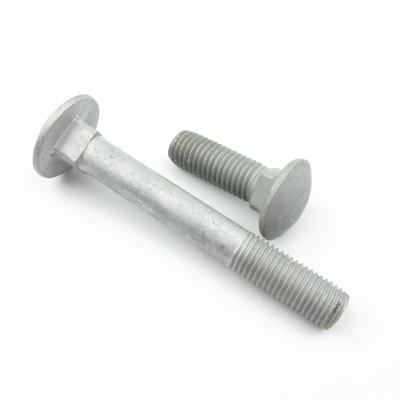 China Factory Price Hardened Chrome Bolt Countersunk Head Carriage Bolts for sale