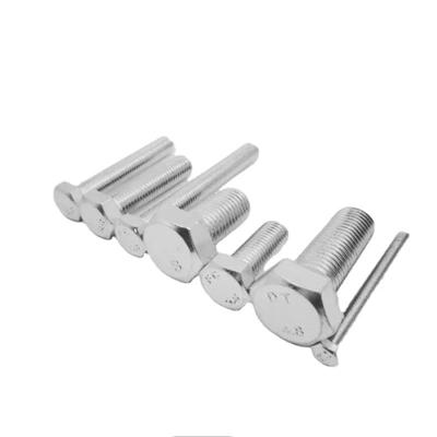 중국 육각 볼트 스테인레스 강 직류 전기로 자극된 너트 스크류 세탁기 DIN931 DIN933 측정 판매용