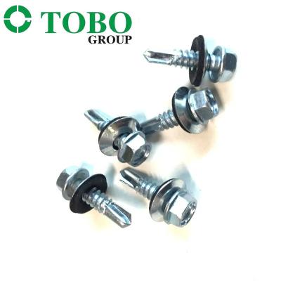 China Screw Self-Drilling Outdoor Stainless Steel Hex Self Drilling Screw 8 X 3/4 for sale