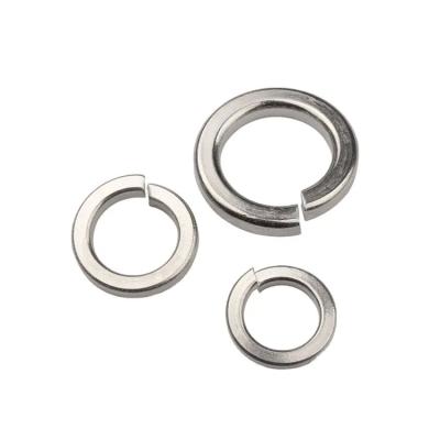 China Flat Washer Stainless Steel Plain M8 Round Thin Spring Ring Lock Washer High Tension for sale