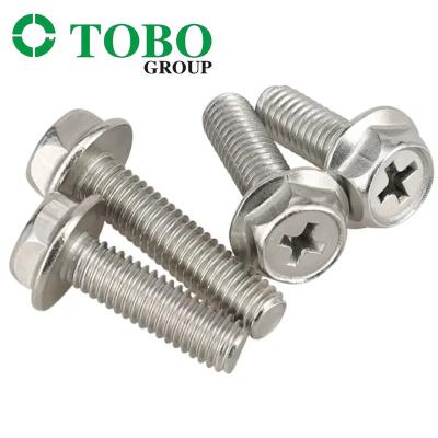 중국 전수통사 DIN6921과 스테인레스 강 ANSI AISI 304 316 육각 헤드 플랜지 볼트 판매용