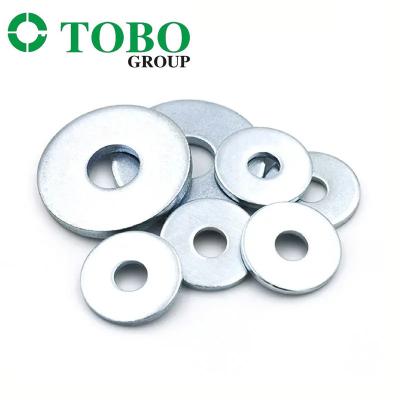 Cina lo zinco di titanio su misura del acciaio al carbonio di alta precisione din125 gb97 din7989 ha galvanizzato i pezzi meccanici piani della rondella in vendita