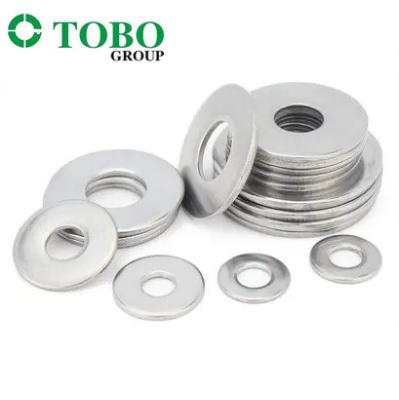 China Grade 8.8 Black Enlarged Thickened Gasket DIN125 Flat Washer Stainless Steel Washer for sale