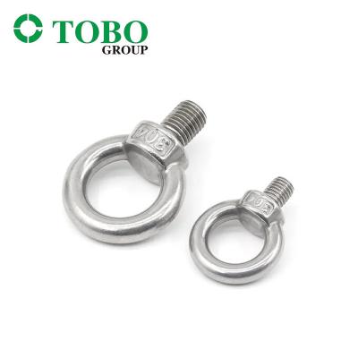 China All Size M8 M10 M12 M16 M18 Custom 18-8 Stainless Steel Eye Bolt DIN580 for sale