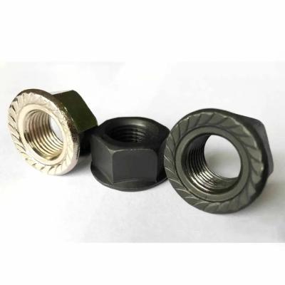 China Carbon Steel Din6923 Hexagonal Flanged Nut High Strength Carbon Steel T Weld Nut for sale
