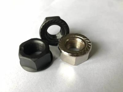 China Lock Nut DIN6923 Carbon Steel Zinc Plated Hex Head Serrated Spinlock Flange Nut for sale