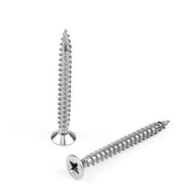 China Hot Sale Flat Head Chipboard Screw Super Duplex Stainless Steel Drywall Screws Coarse Thread for sale
