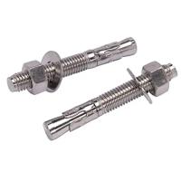 China Fast Setup Solid concrete slabs High Pull-Out Strength Wedge Anchor Corrosion Resistant Concrete Ready for sale