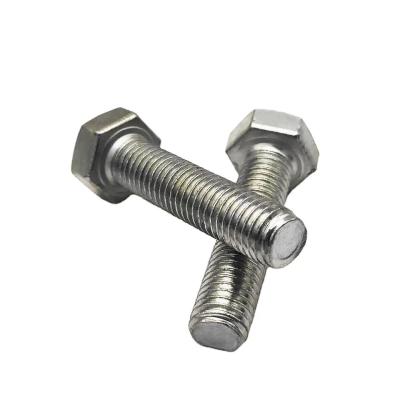 China DIN933 DIN931 Cross Head Hexagon Bolt 904L Plain Hex Head Bolts And Nuts For Industry for sale
