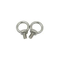 China Round Eye Bolts Nuts Metric Thread Type Zinc Plated for sale