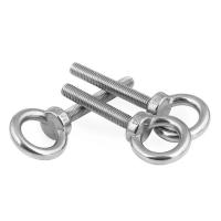China Light Weight Silver Eye Bolts Nuts Metric Thread Type And Dependable Performance for sale