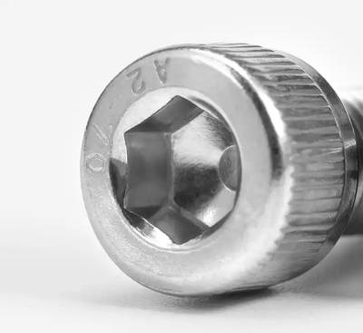 중국 1.0mm 스레드 피치 실버 헥스 헤드 볼트 운송 장비 판매용