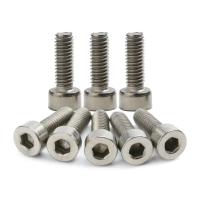 China Silver Hex Head Bolts Socket Drive Right Hand Polished Surface A2-70 Grade for sale