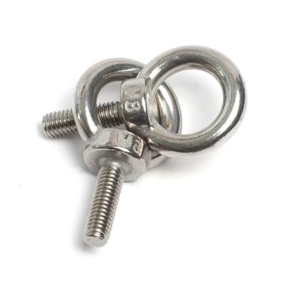 China Stainless Steel Right Hand Round Eye Bolts Fasteners for sale