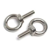 China Super Duplex 2205 2507 Lifting Eye Bolts Full Thread Ring Nuts M10 High Strength Rigging Hardware for sale