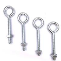 China Super Duplex 2205 2507 Lifting Eye Bolts Full Thread Ring Nuts M10 High Strength Rigging Hardware for sale