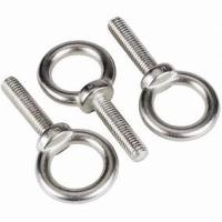 China Super Duplex 2205 2507 Lifting Eye Bolts Full Thread Ring Nuts M10 High Strength Rigging Hardware for sale