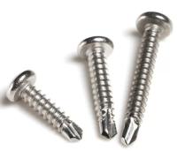 China Q195 Pan Head Self Tapping 200mm Coarse Thread Bolt Nickel for sale