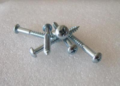China M4 Threaded Stud Bolts DIN 7996 Round Head Wood Screws for sale