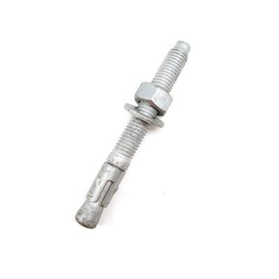 China M20 Wedge Anchor Bolt Din 529 Concrete Anchor Bolts Zinc Plated for sale