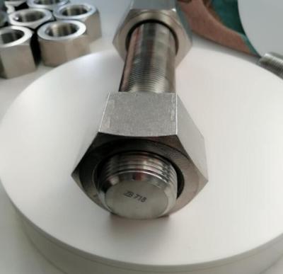 China Inconel 718 materielle Hexagonbolzen En2.4668 N07718 und Nüsse Befestiger zu verkaufen