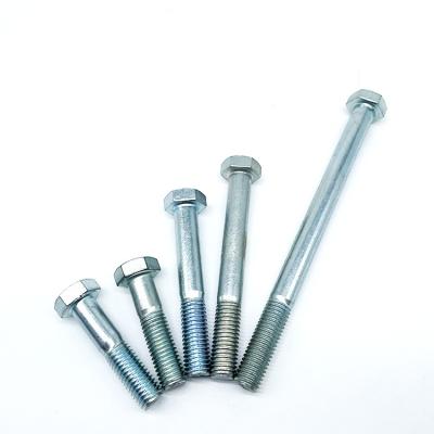 China Stainless Steel M27 Hex Head Bolt Fastener DIN931 All Style Of Screw 16MM M40 High Strength Bolt for sale