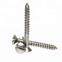 중국 평평한 헤드 스테인레스 강 목재용 나사 DIN97 판매용